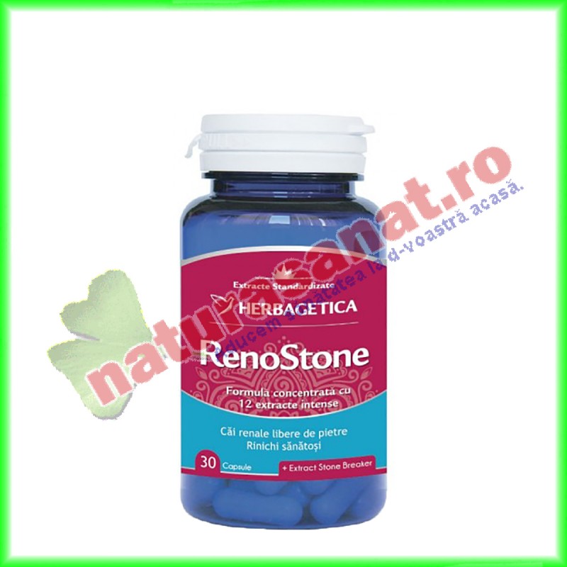 RenoStone 30 capsule - Herbagetica - www.naturasanat.ro