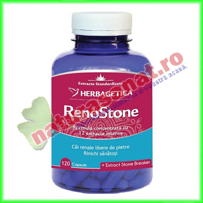 RenoStone 120 capsule - Herbagetica - www.naturasanat.ro