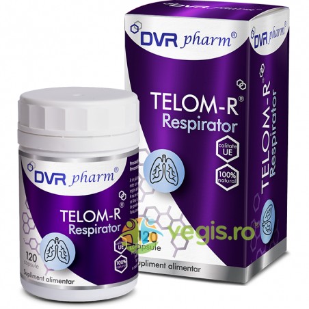 Telom-R Respirator 120 capsule - DVR Pharm - www.naturasanat.ro