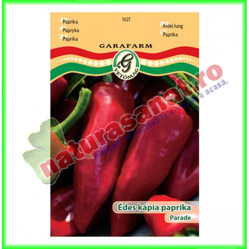 Ardei Capia PARADE plic cu 70 seminte - Garafarm - www.naturasanat.ro