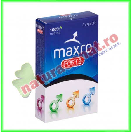 MaxRo Forte 2 capsule - Mad House - www.naturasanat.ro