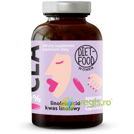 CLA (Acid Linoleic Conjugat) 90 capsule - Diet Food - www.naturasanat.ro