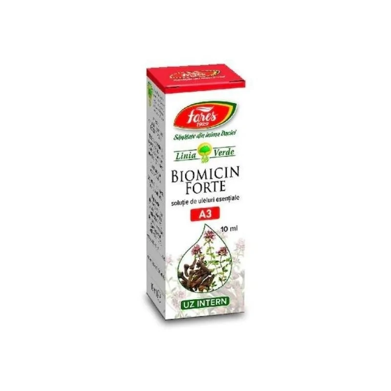 Biomicin Forte, 15 capsule, Fares - www.naturasanat.ro