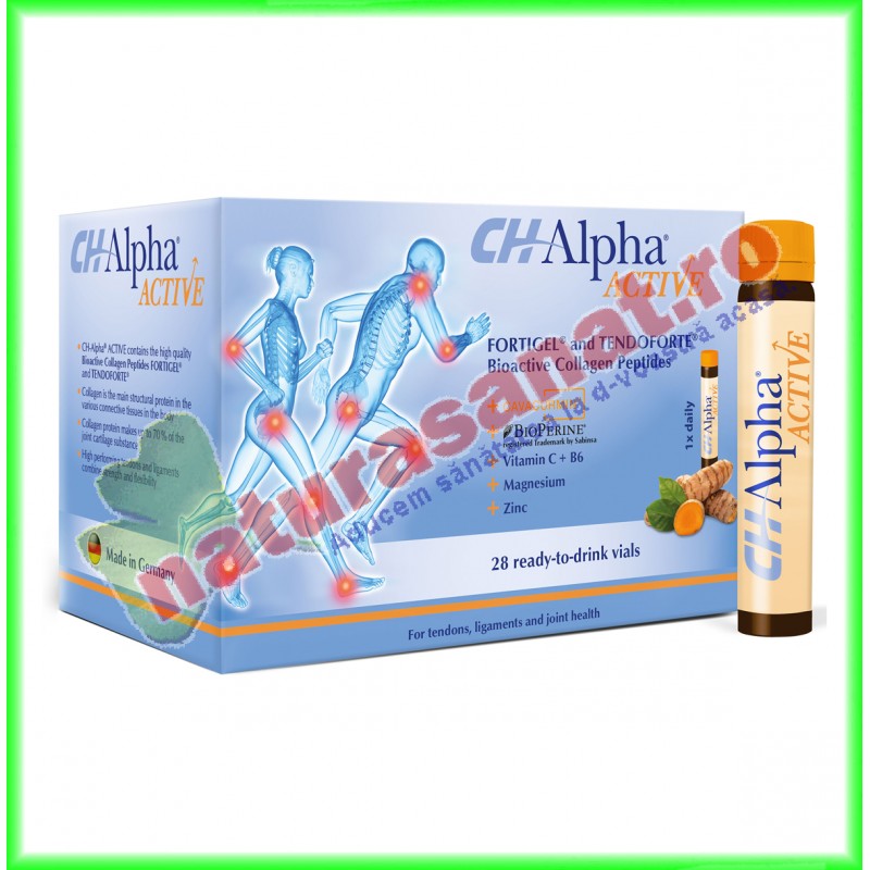 CH Alpha Active - Colagen 4 in 1 formula 28 fiole de 30 ml buvabile ...