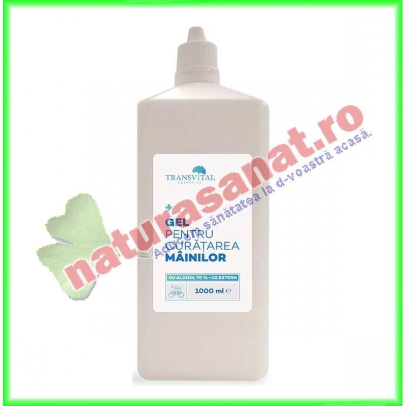 Gel Curatarea Mainilor 1000 ml - Transvital - Quantumpharm - www ...